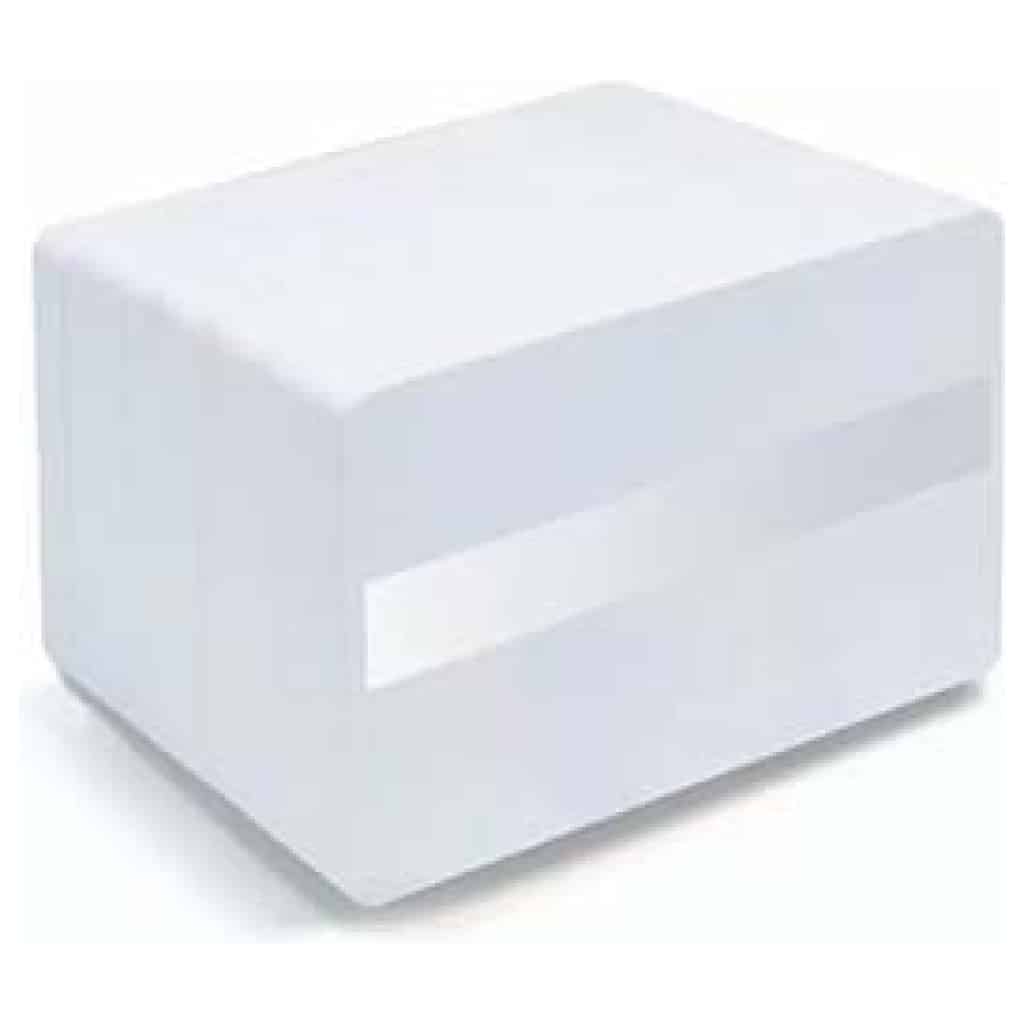 PVC Plastic ID Cards CR80 760 Micron with Signature Panel - Blank White