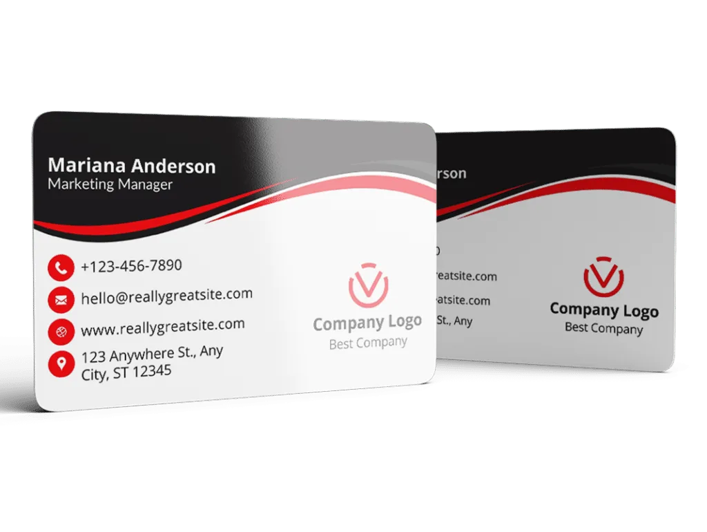 PVC Plastic ID Cards CR80 760 Micron with Signature Panel - Blank White